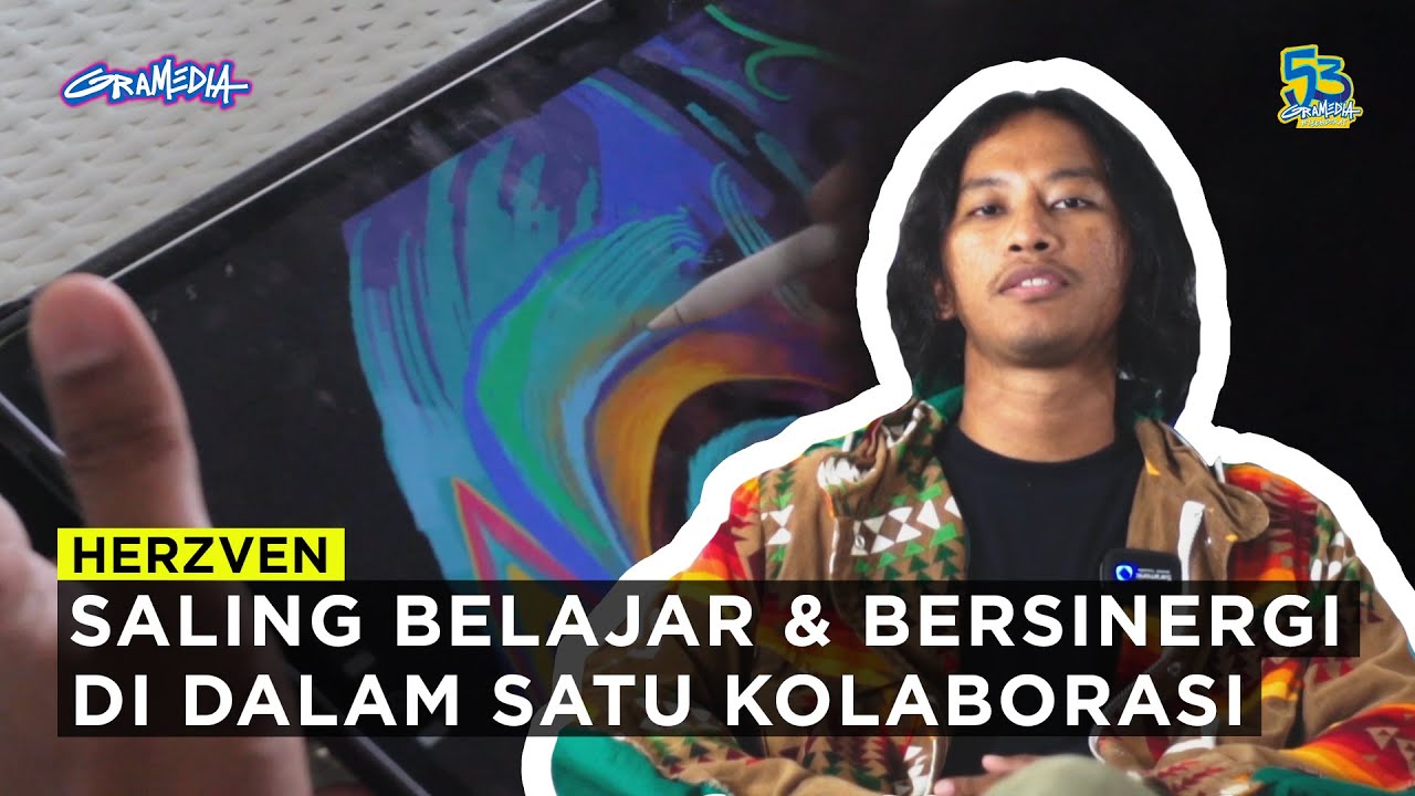 Gramedia Anniversary 53th: Kolaborasi #LebihDekat Bersama Herzven - YouTube
