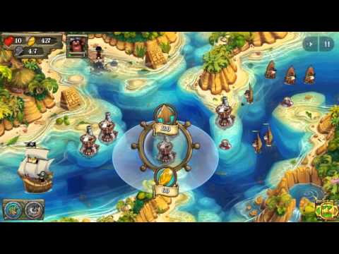 Pirate Legends TD Tower Defense Gameplay on Android - Level 2 - YouTube