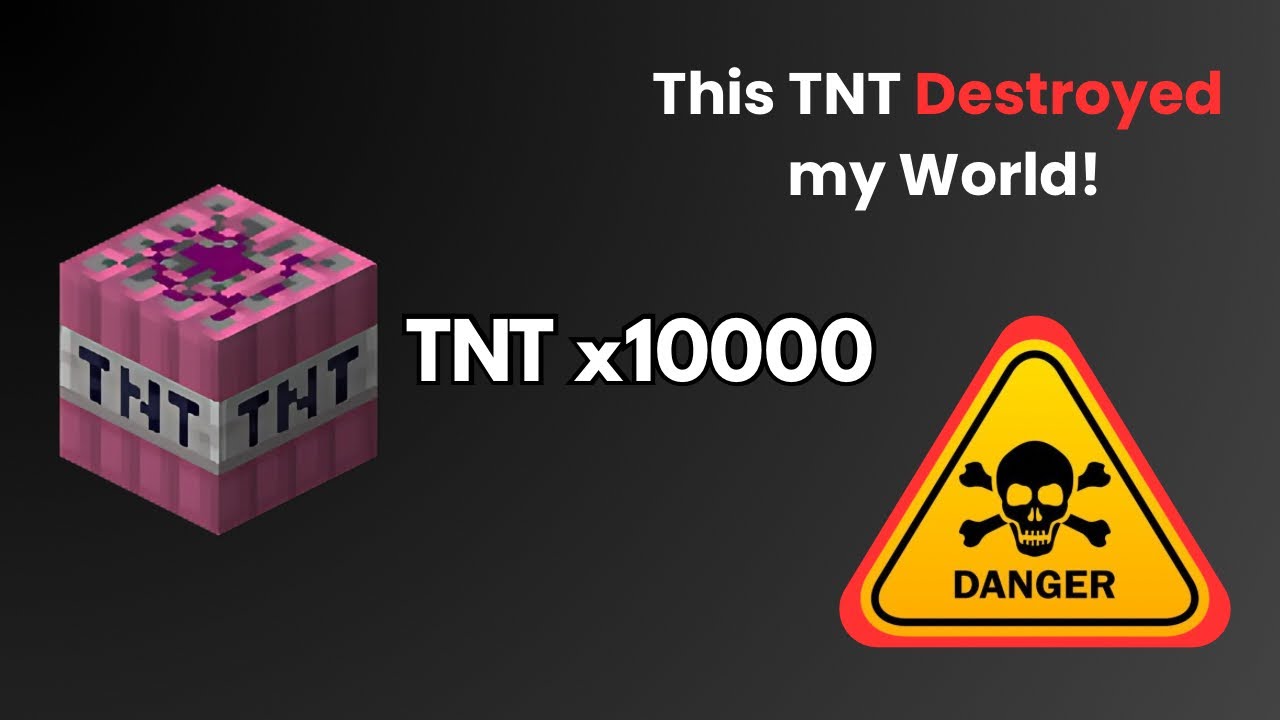 The Most Dangerous TNT Mod in Minecraft (PC CRASH) - YouTube
