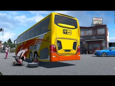 bus simulator driving level long drive #trending #videogame #viralvideo ...