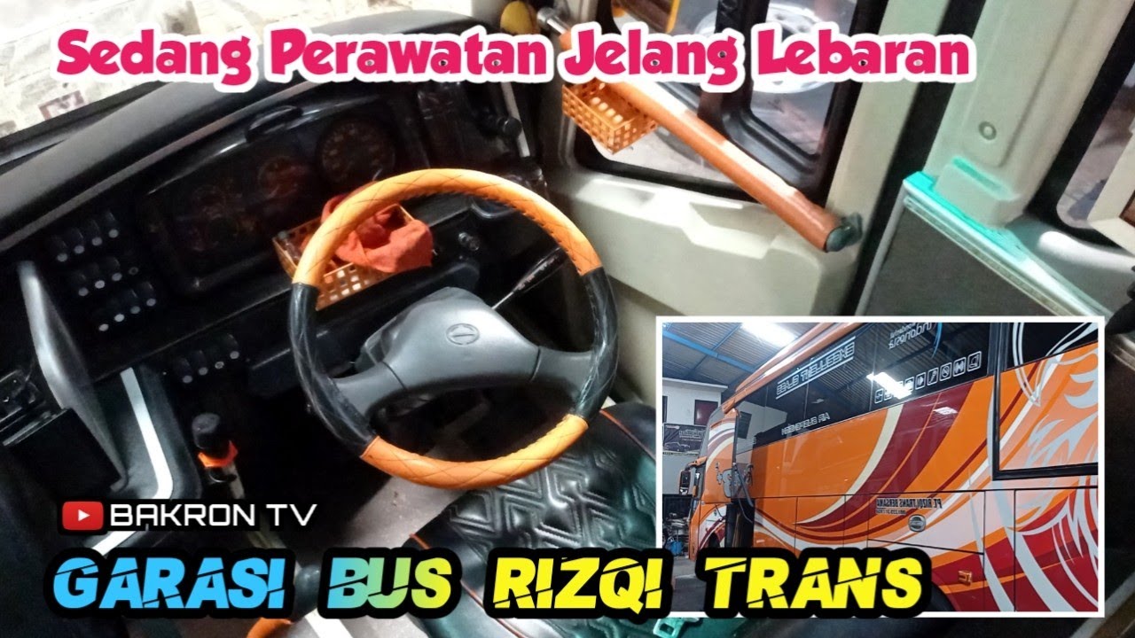 Review Bus Orange Milik PO. Rizqi Trans Gaji Guntur Demak - YouTube