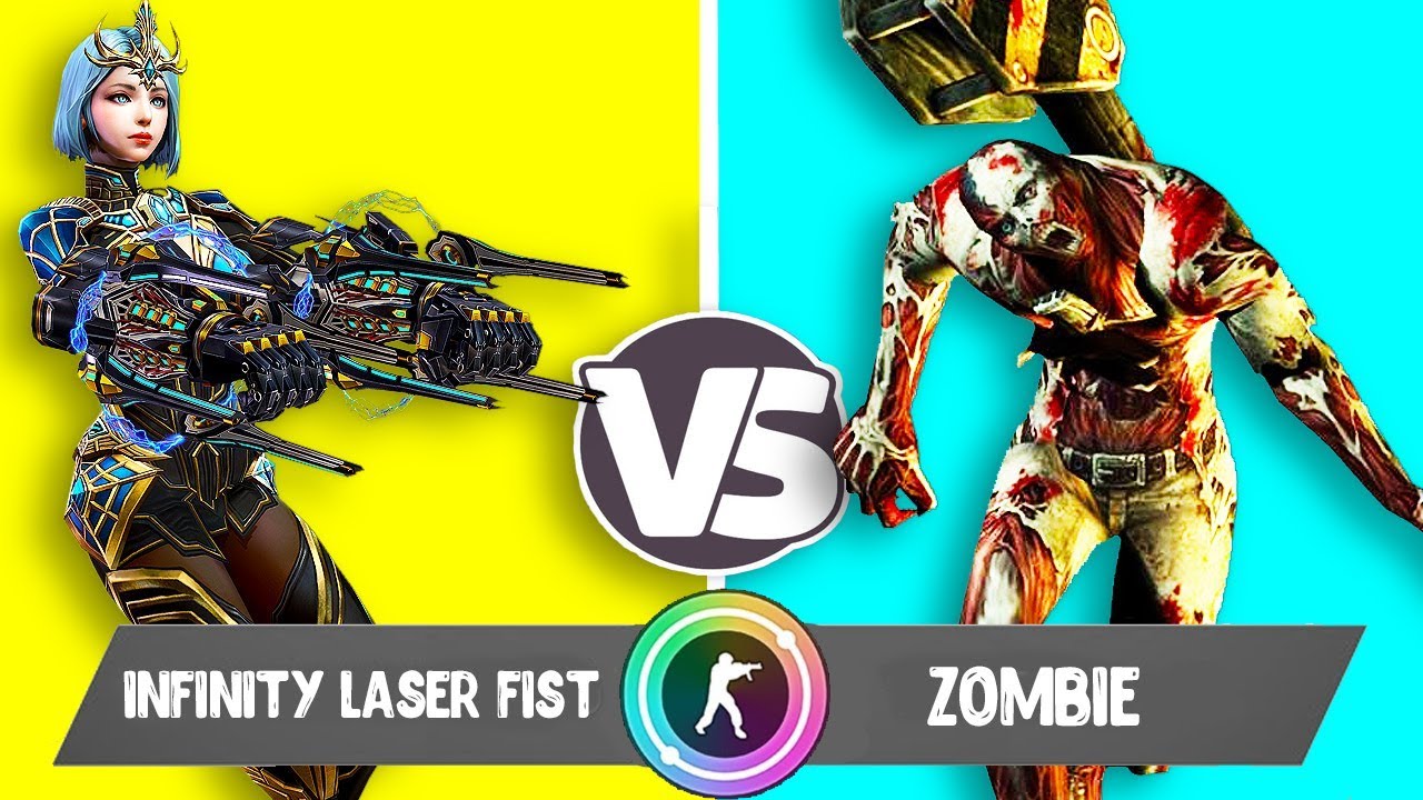 CSNZ Infinity Laser Fist vs Regular Zombie [TEST WEAPONS] - YouTube