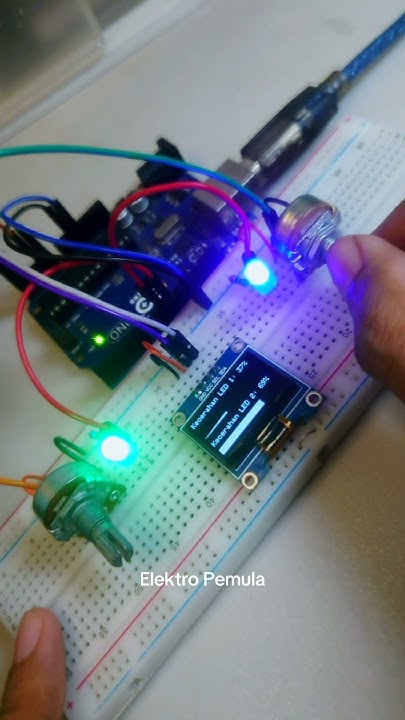 Kontrol Kecerahan LED dengan Potensiometer, Proyek #arduino Sederhana ...