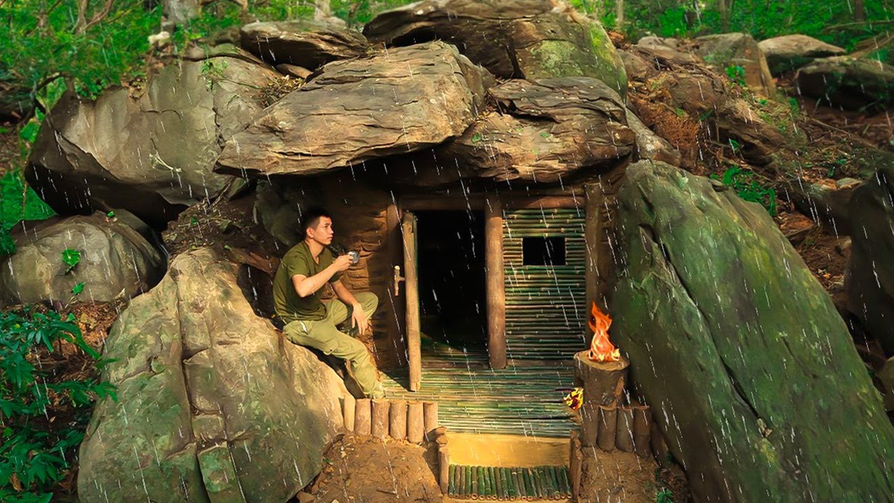 Full Video: 210 Days of How I Built Shelter, Survived, Hunted, and ...