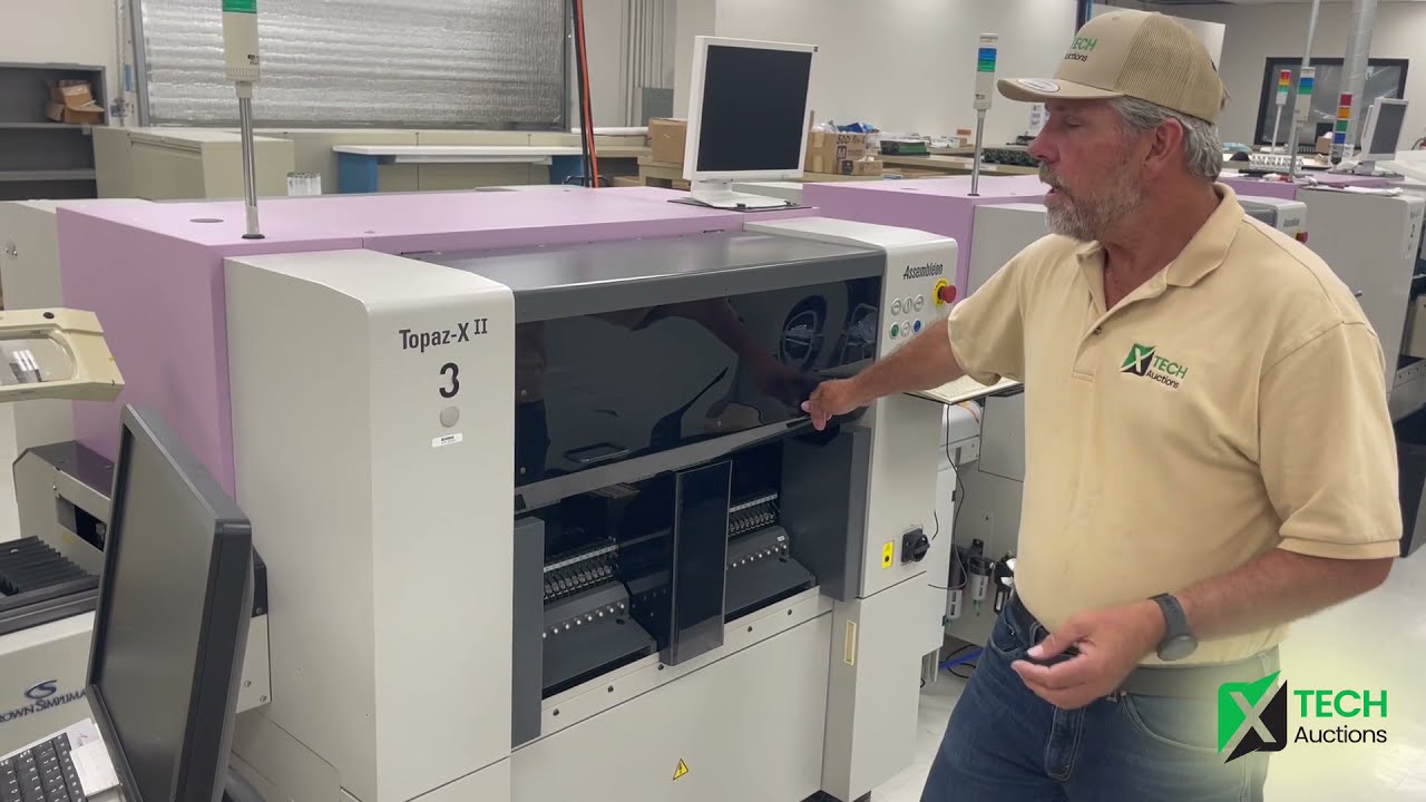 Assembleon Topaz-X II Pick and Place Machine - YouTube