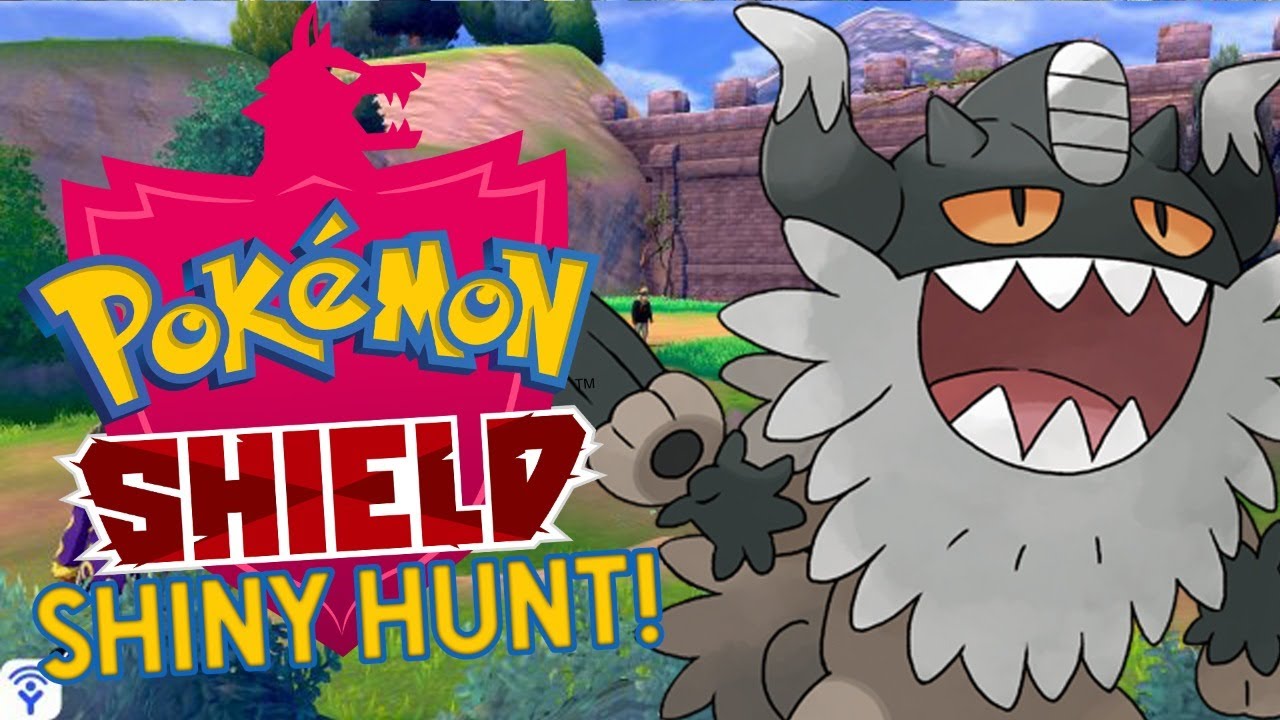 LIVE Shiny Perrserker / Dracovish Hunt! // Pokemon Shield - YouTube