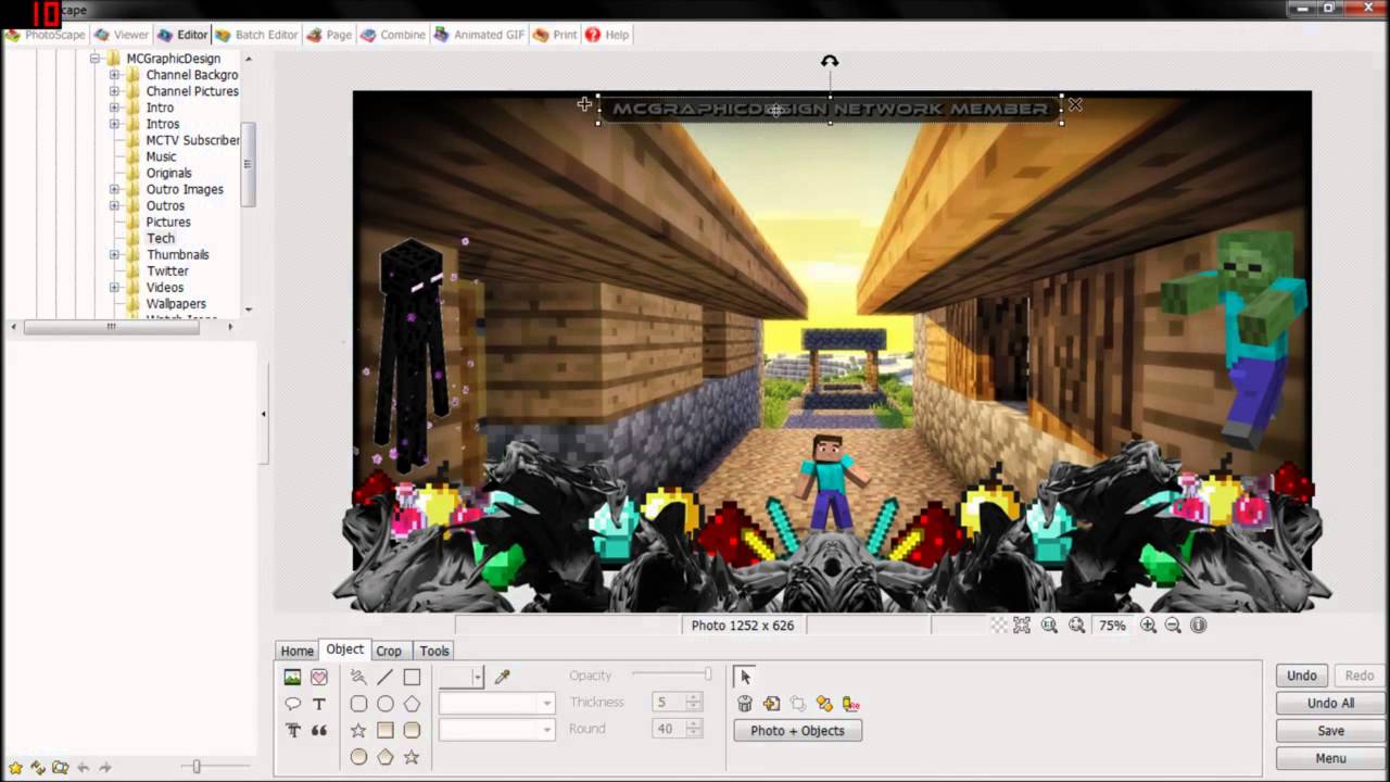 Free To Use Minecraft Twitter Header! - Links In Description - YouTube