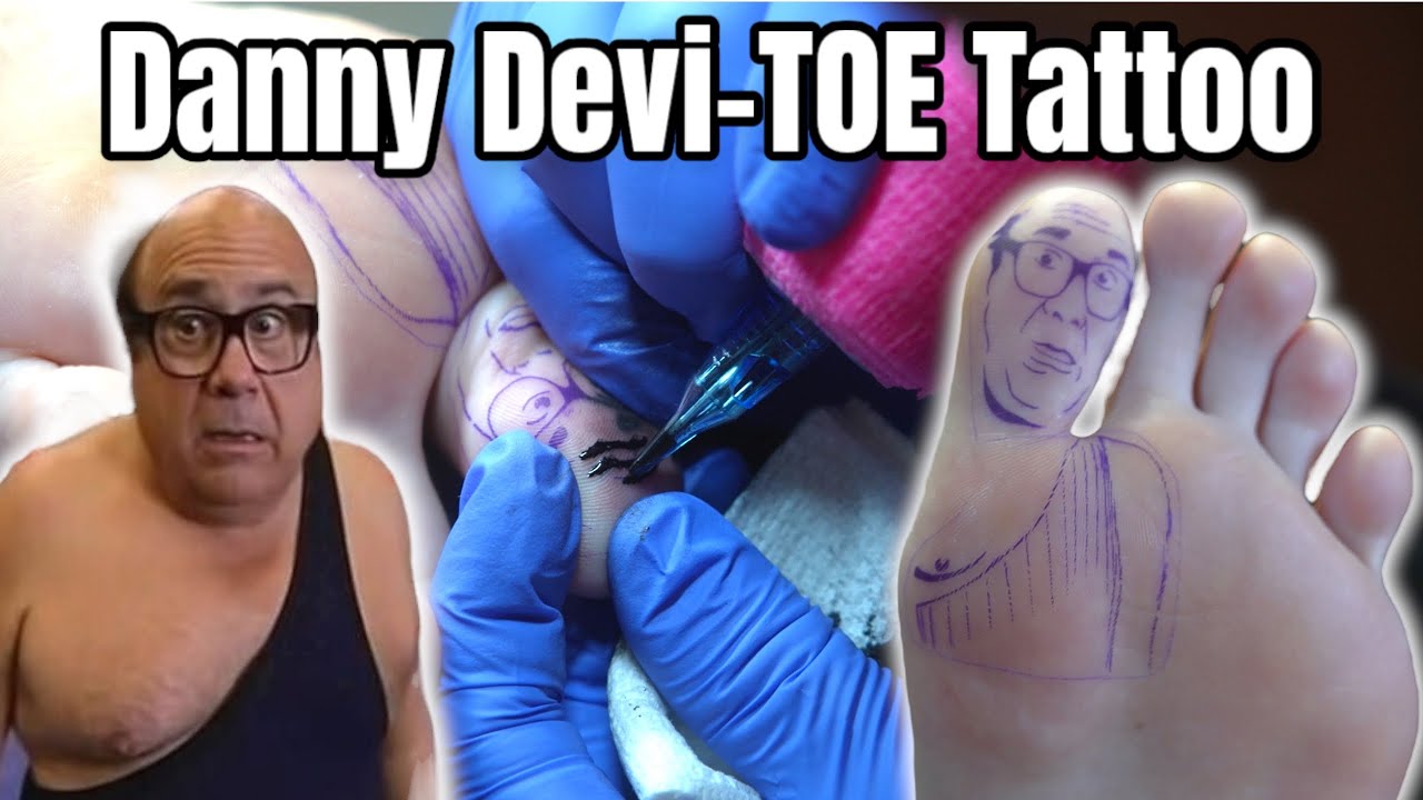 Danny Devi-TOE Tattoo! - YouTube