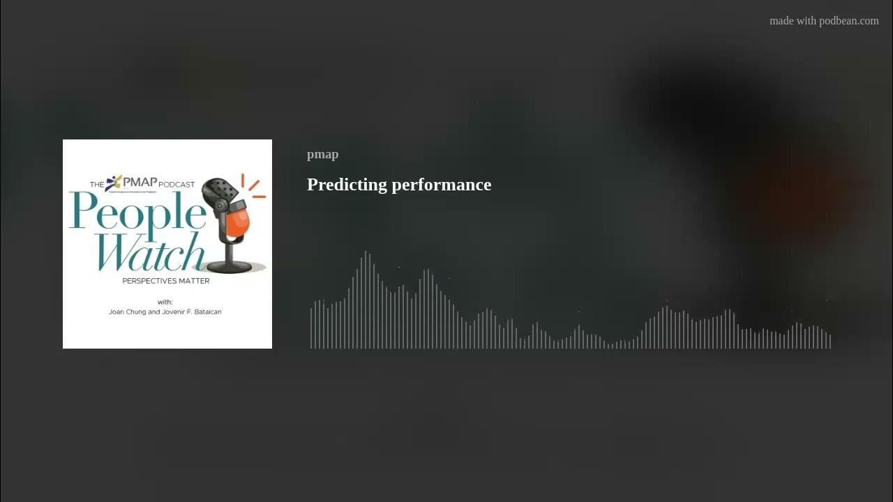 Predicting performance - YouTube