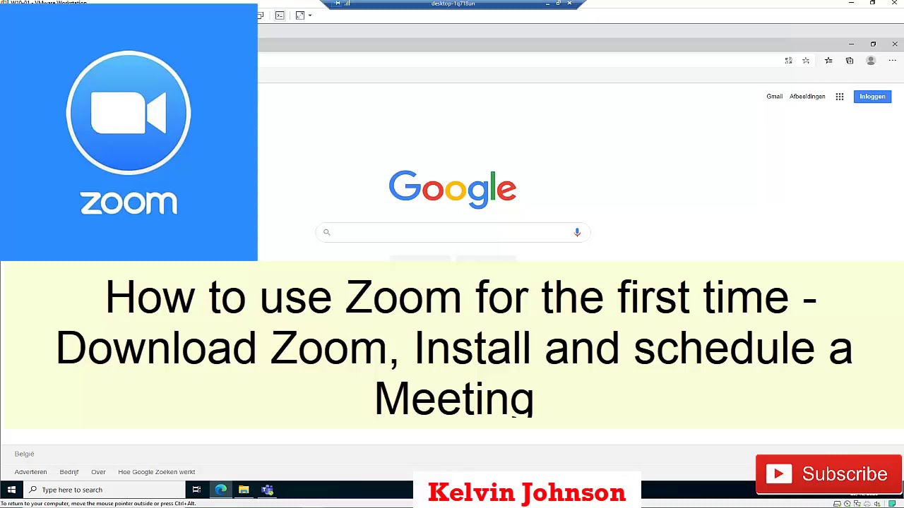 How to use Zoom for the first time | Download Zoom, Install and ...