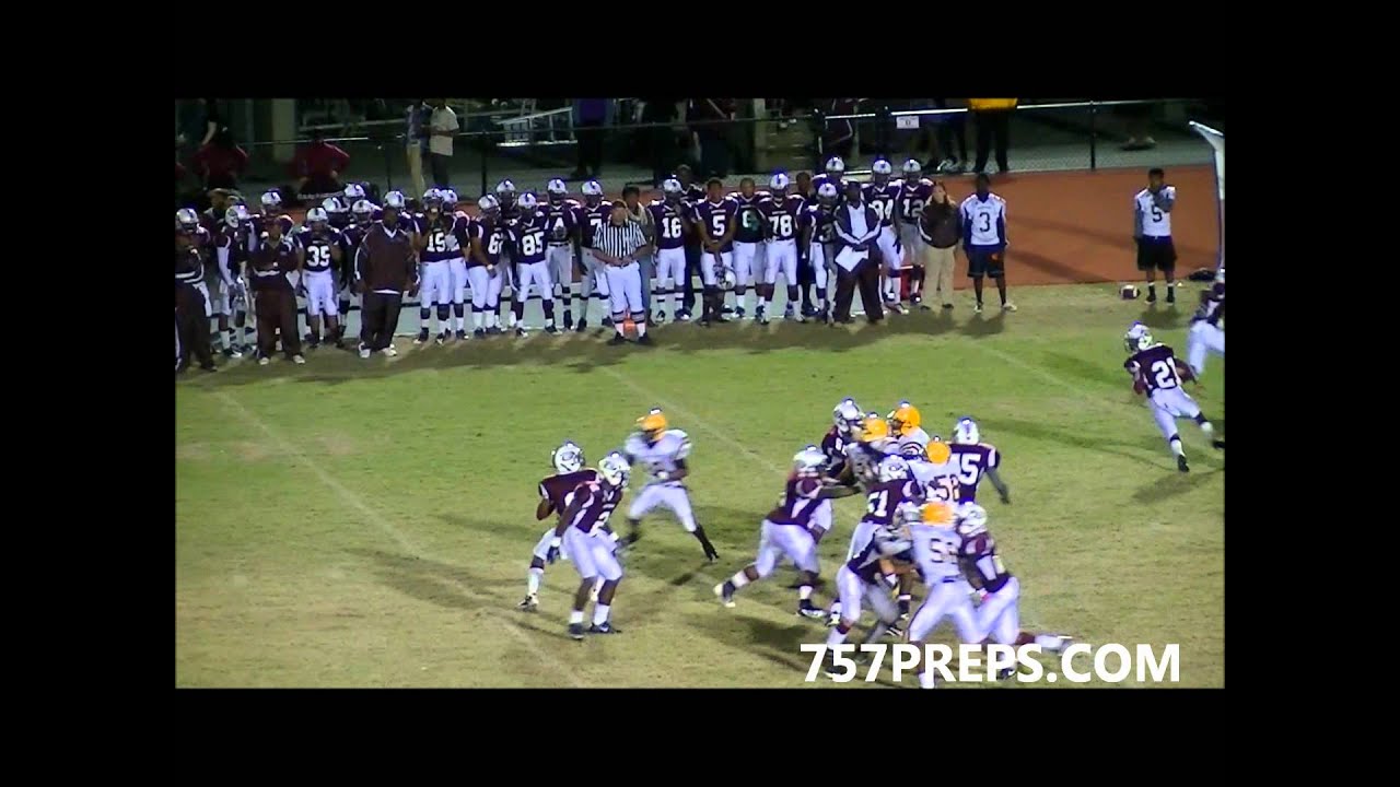 Heritage High (VA) vs Menchville High (VA) Peninsula District Football ...