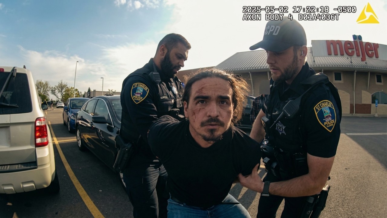 Wild Foot Chase Erupts After Cops Confront Wanted Suspect - YouTube