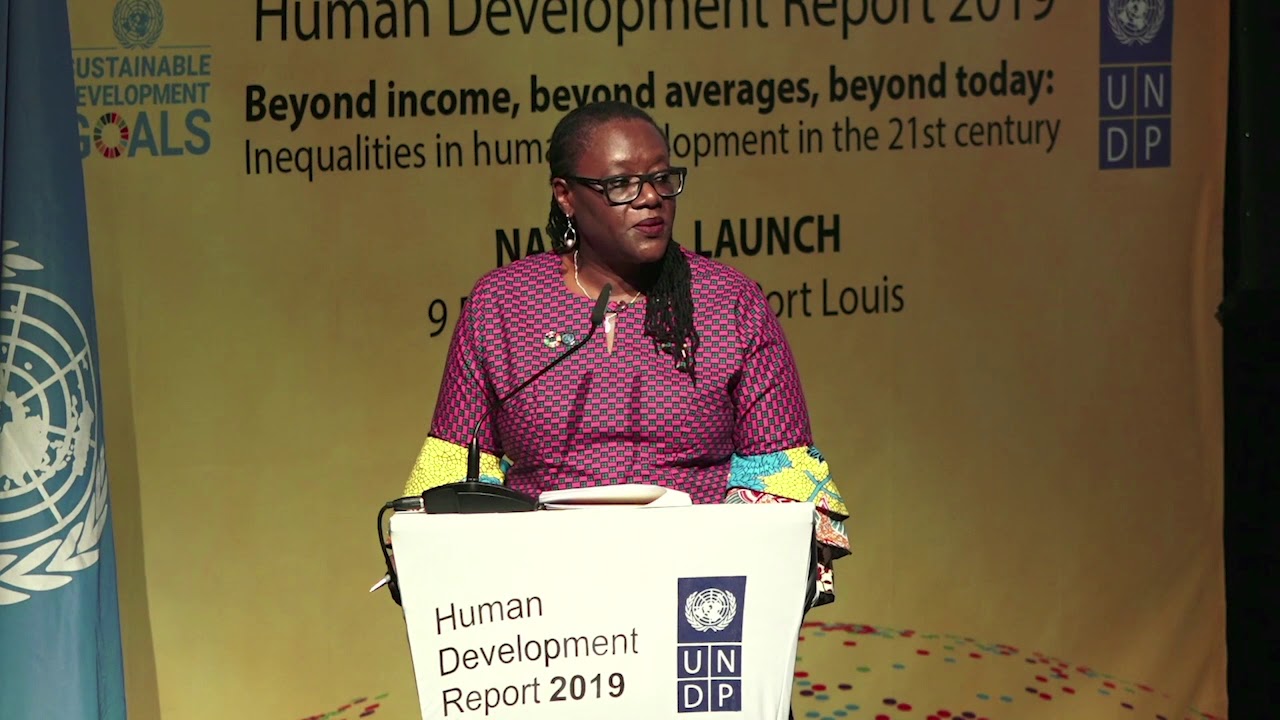 Human Development Report 2019 - Mauritius Launch - YouTube