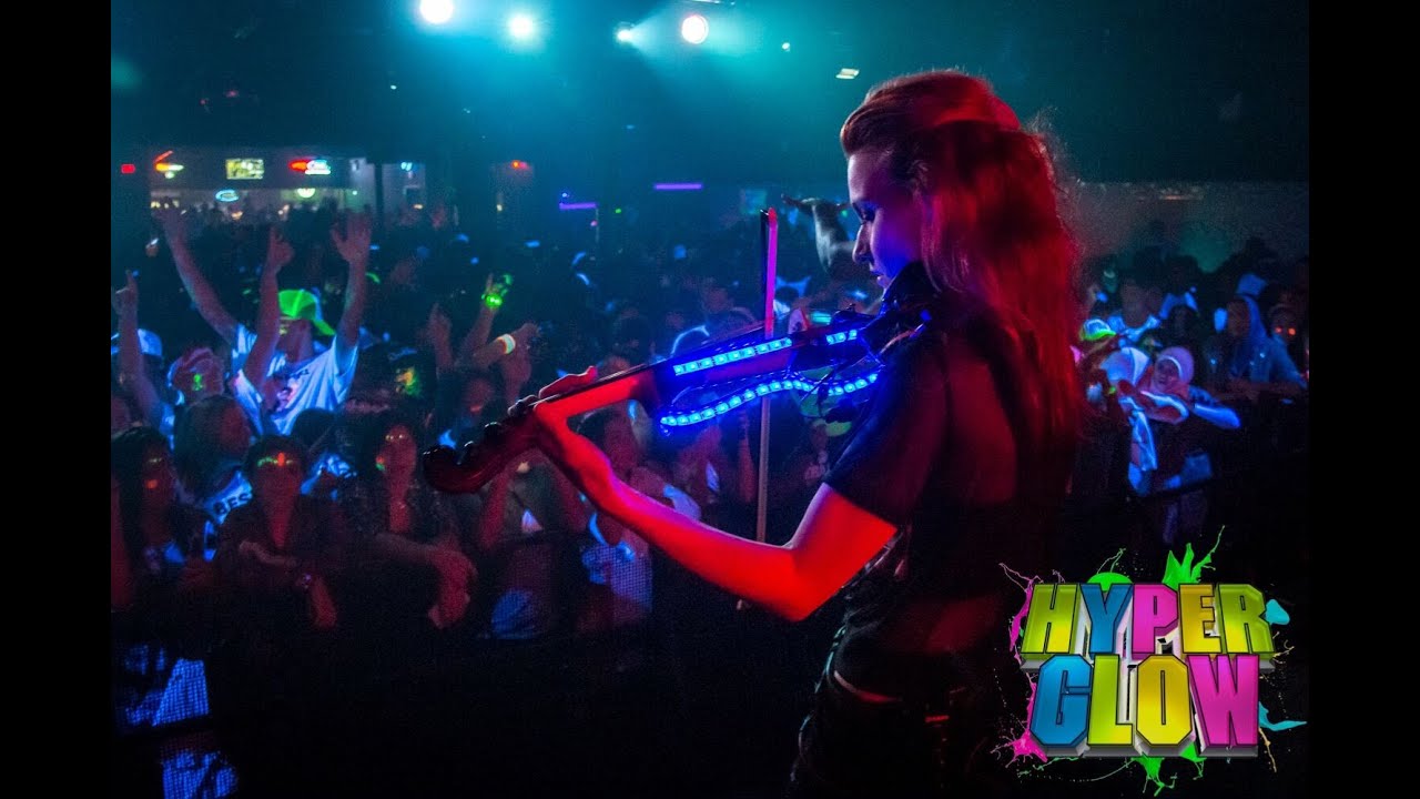 Hyperglow Tour | Electric LED Violinist Alfiya Glow - YouTube