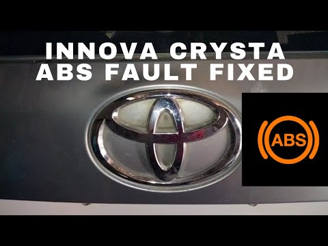 Toyota Innova Crysta ABS Light Showing | Innova Crysta ABS Light Reset ...