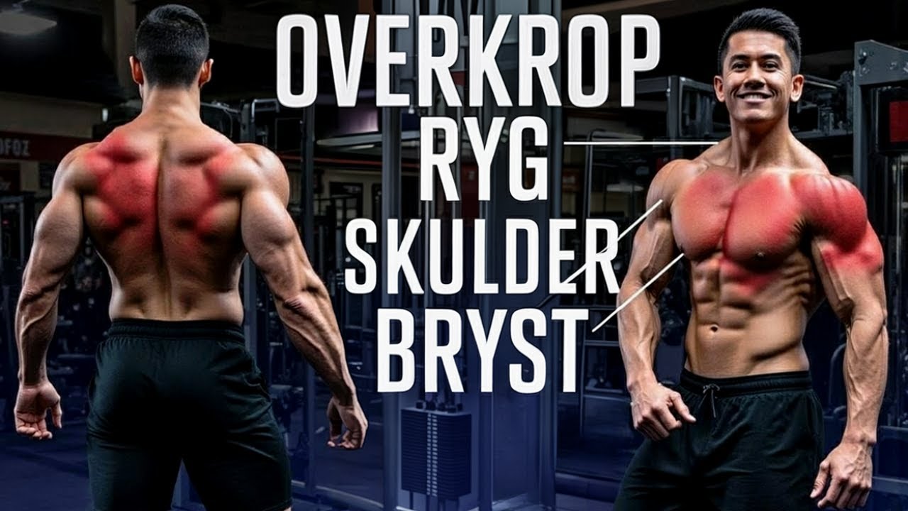 Sådan Bygger du en STOR OVERKROP (Min Bryst, Ryg & Skulder Træning) - YouTube