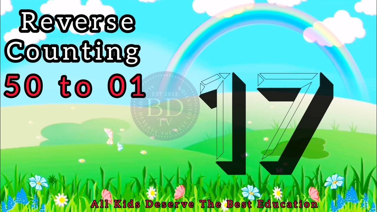 Learning Reverse Counting 50 to 01 - YouTube