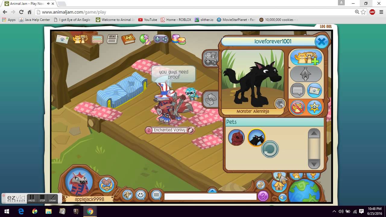 animal jam: NEW FMAN: loveforever1001 - YouTube