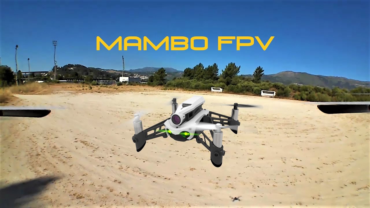 Flying and Rocking the Mambo with Camera on Board. Mini Drone Parrot ...