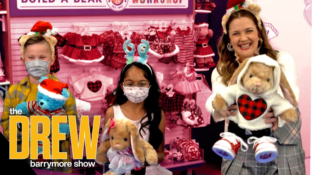 Drew Surprises Drew-Gooder Kids with Build-A-Bear Experience - YouTube