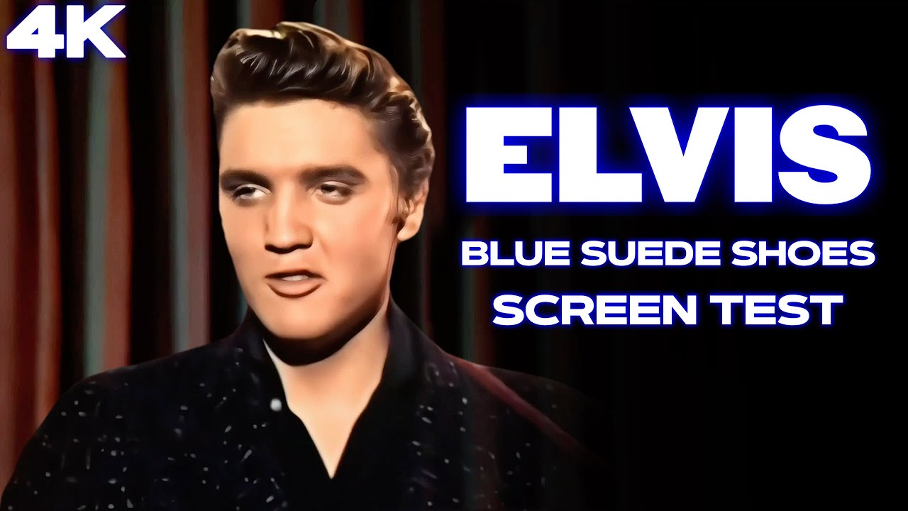 [4K] Elvis Presley – Blue Suede Shoes | Screen Test 1956 - YouTube