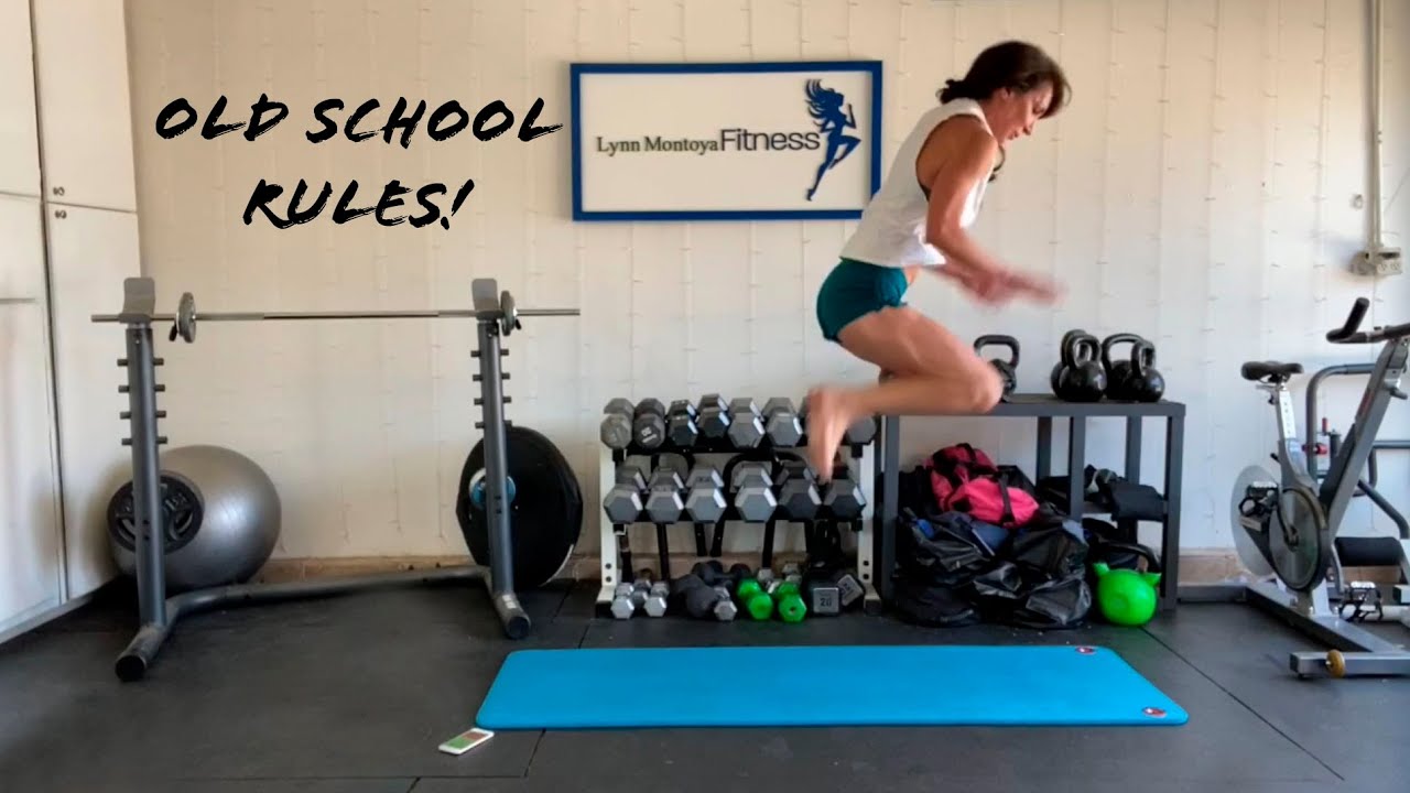 Old School Rules | 21-Minute Total Body Cardio HIIT Workout No ...