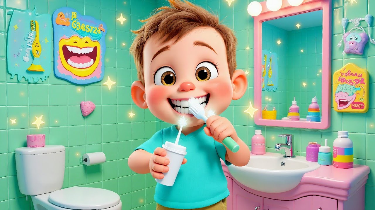 Brushy Time! 🪥😁 | Fun Toothbrushing Song for Kids | Make Brushing SUPER ...