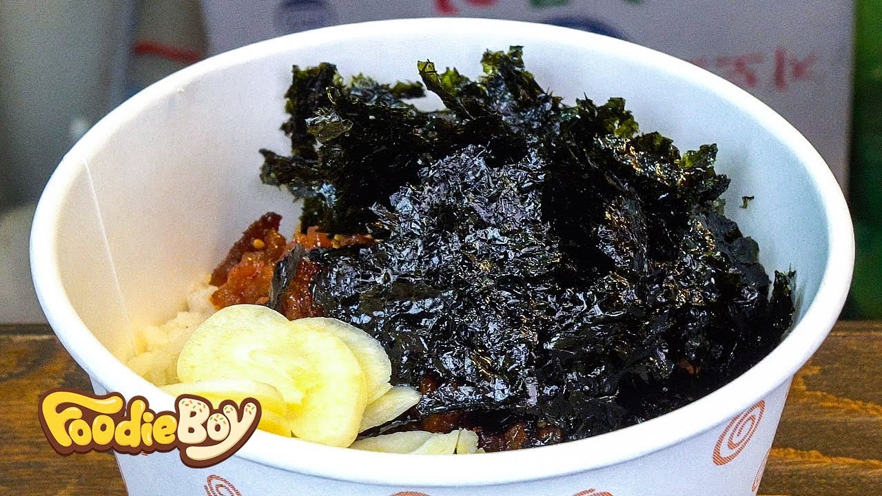 매운불고기 컵밥 / Spicy Pork Bulgogi Cupbap - Korean Street Food / 울산 성남동 길거리 ...