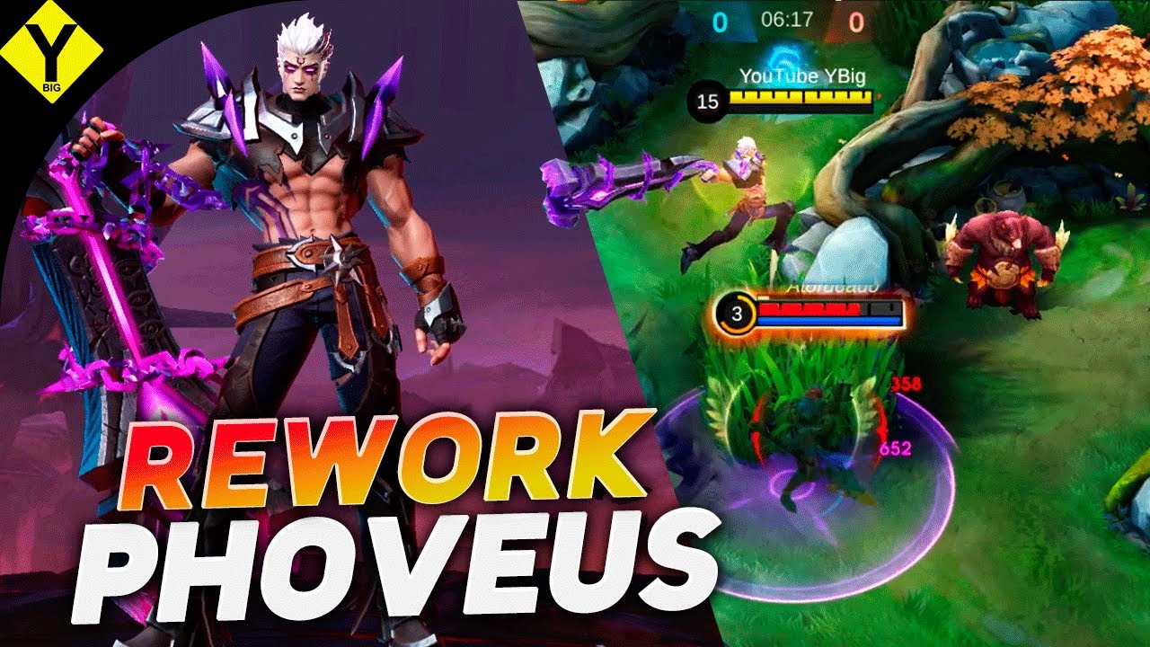 REWORK PHOVEUS! CONHEÇA AS NOVAS HABILIDADES E COMBOS DELE - YouTube
