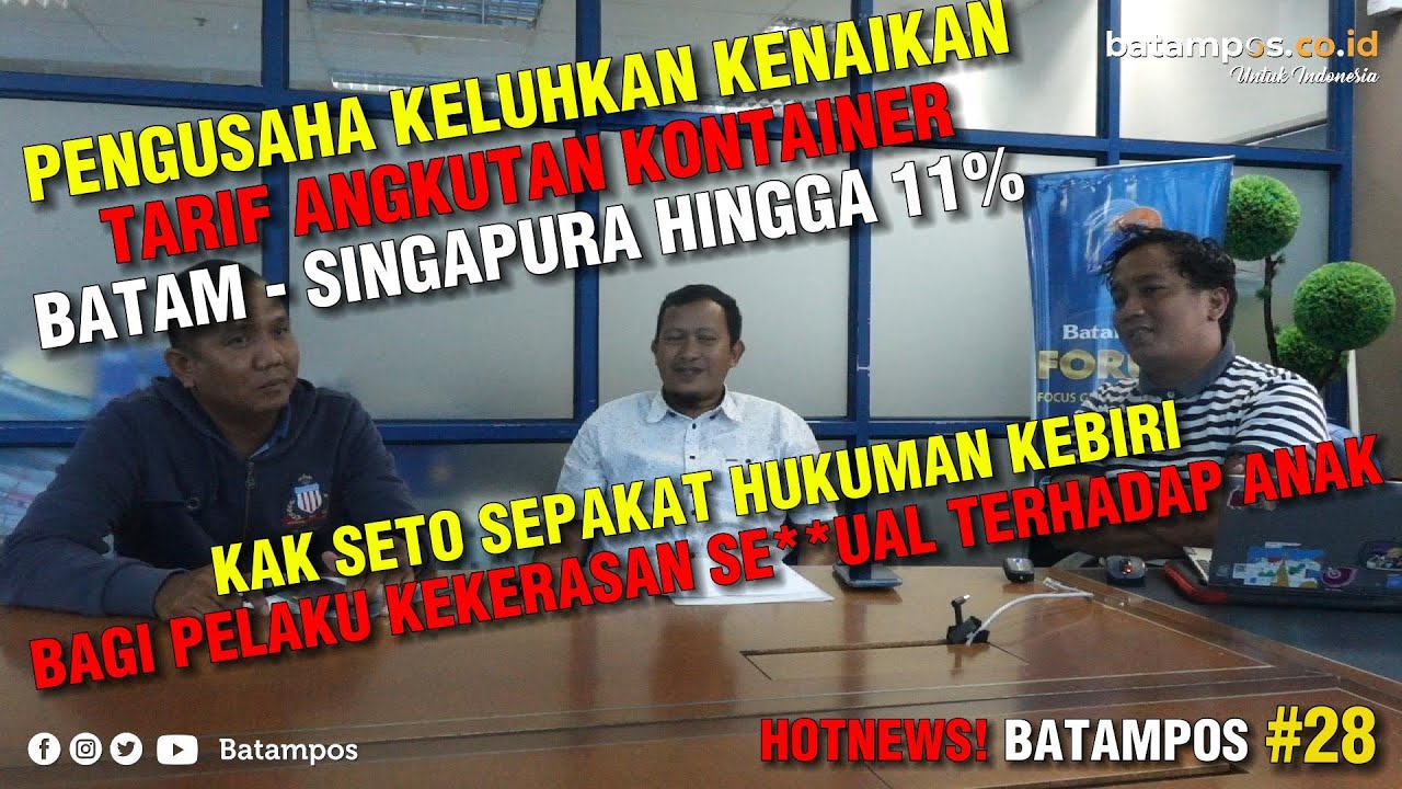 #hotnews Batam Pos Edisi 28 Juni 2023 - YouTube
