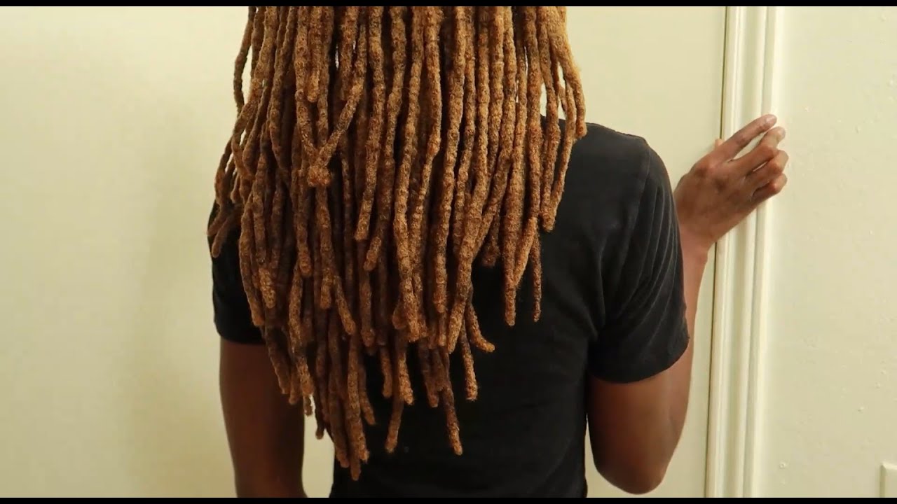Trimming my locs - YouTube
