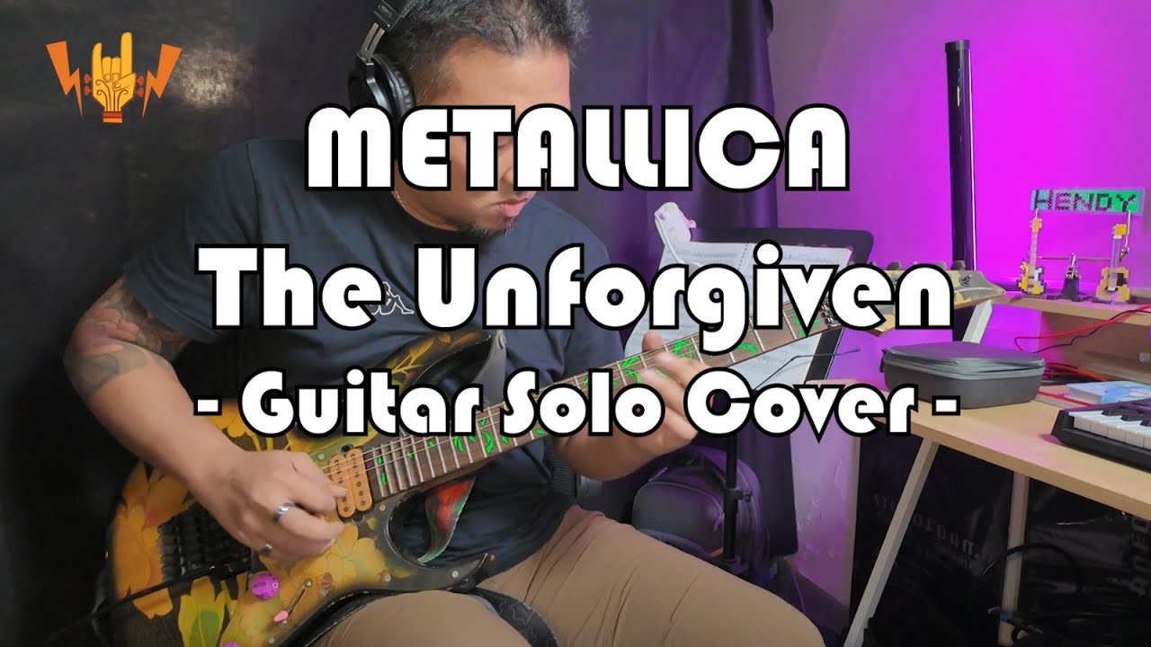 Metallica - The Unforgiven - Guitar Solo Cover - YouTube