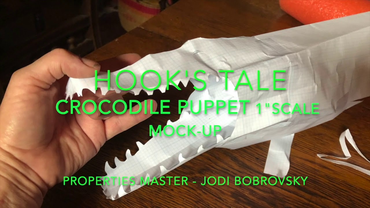 Hook's Tale Crocodile Puppet - YouTube