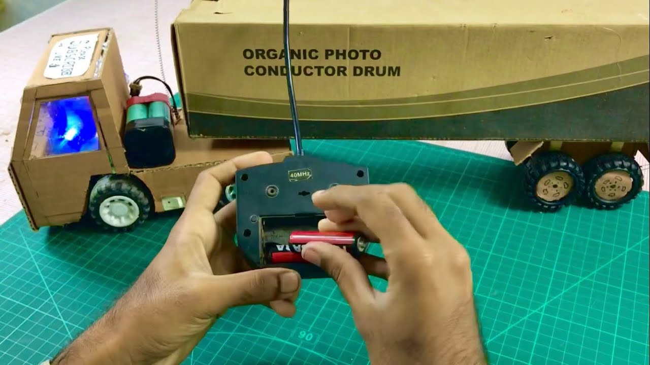 DIY Cardboard RC Truck: Building a Custom Motorized Man TGS 12x12 with ...
