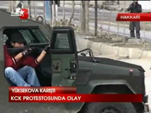 HAKKARI / Sirnak yine Savas alani Polis ve Pkk lilar catisdi