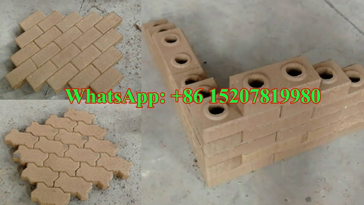 GiantLin soil cement interlocking lego brick paver making machine ...