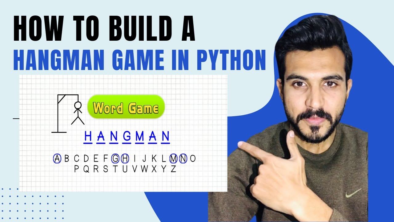 How To Create A Hangman Game In Python Step By Step Python Beginner 5106