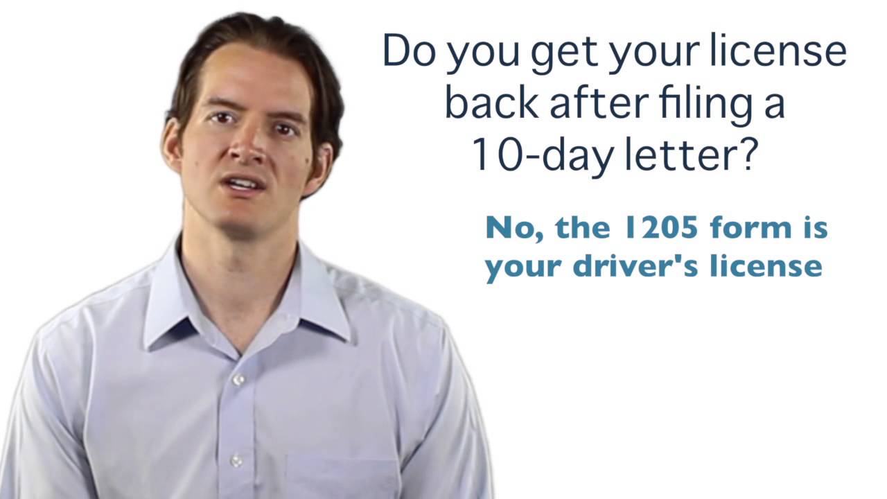 Do you get your GA license back after filing a 10-day letter - YouTube