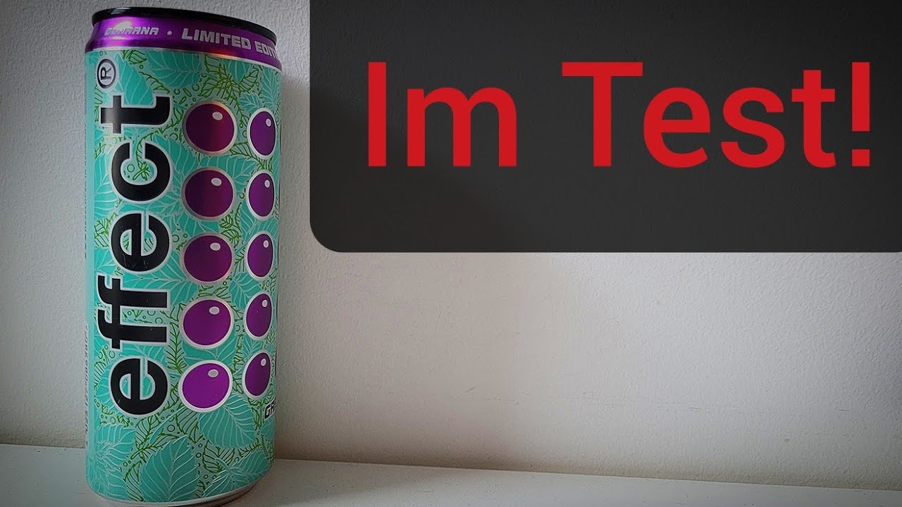 Ich teste: Effect Energy Drink Grape - Mint Limited Edition. - YouTube