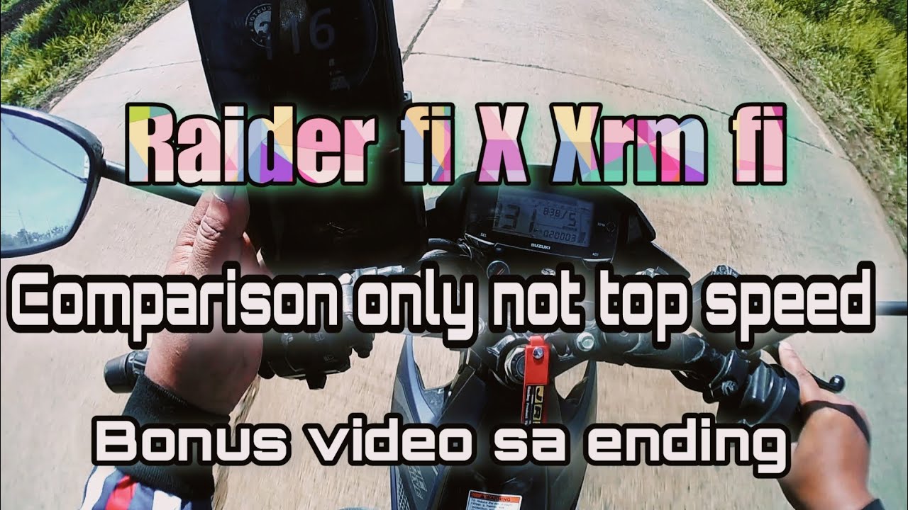 Gps comparison Raider fi vs Loaded Xrm fi | bonus videos sa end - YouTube