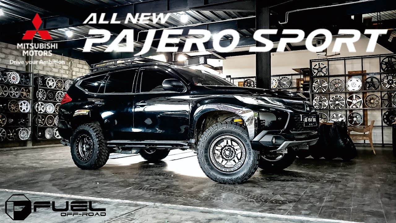 Ganti Velg Pajero Sport R17 // Pajero Dakkar 4×4 // Ban Kanati 33×12.50 ...