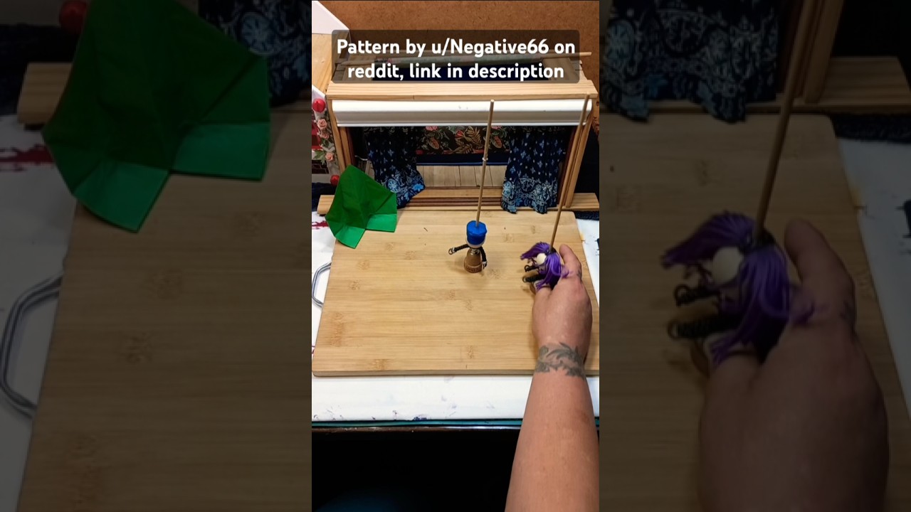 AMAZING origami pattern for tiny scenery 😁 #origami #puppets #puppettheatre #miniatures - YouTube