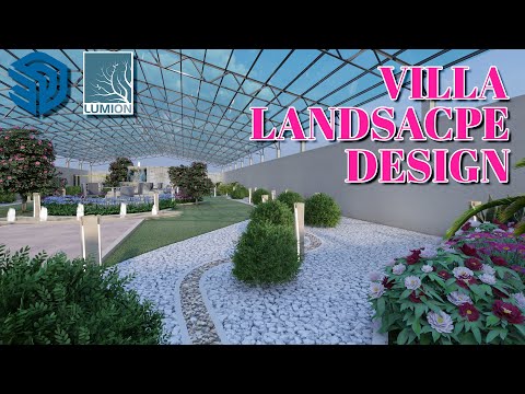 Villa Landscape Design | Dubai Landscaping #shorts