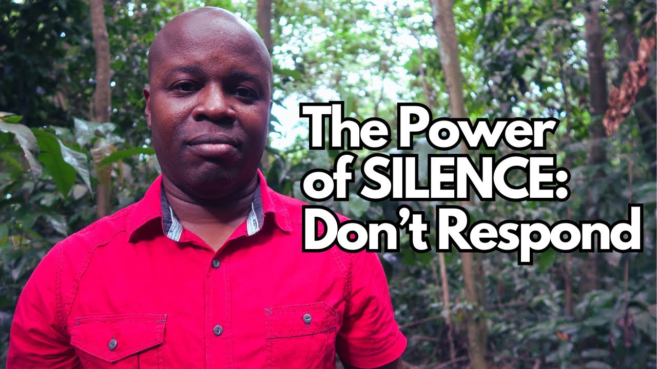 Stay Silent, Stay Strong: Don't Give Away Your Power - YouTube