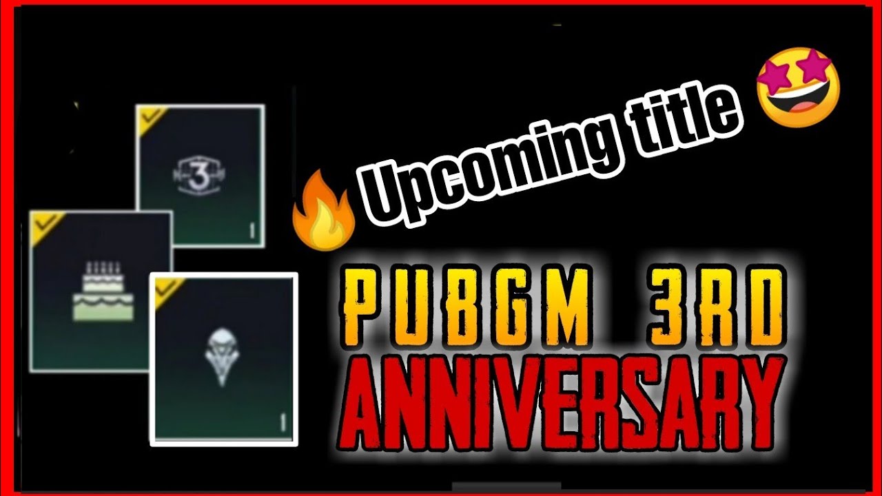 NEW PERMANENT TITLE | ALL TITLE IN 3RD ANNIVERSARY | Pubgm ...