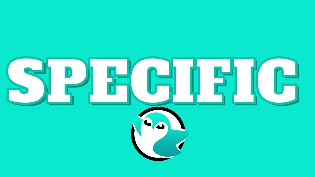 How To Pronounce The Word Specific In English (Correctly) - YouTube