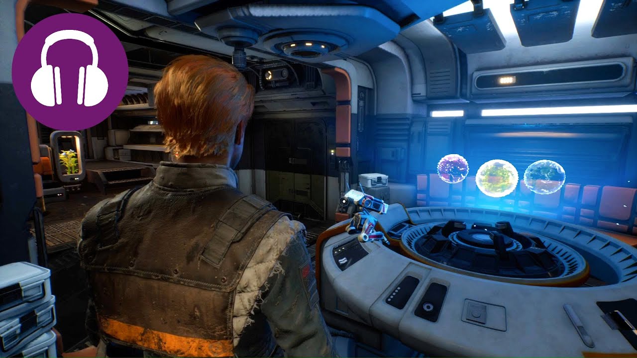 Chilling In Your SPACESHIP 💤 10 HOURS Relaxing JEDI FALLEN ORDER ...
