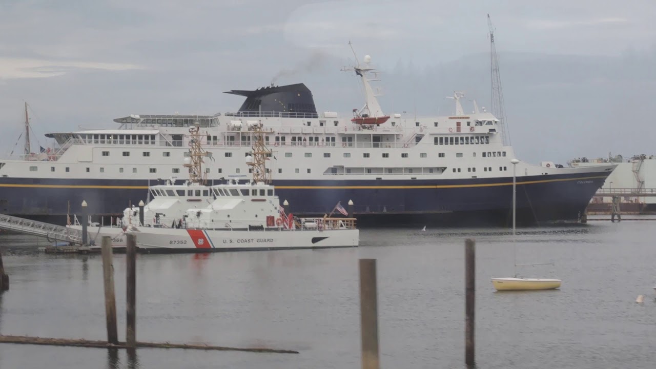 Alaska Marine Highway ferry M/V Columbia at Bellingham, WA - YouTube