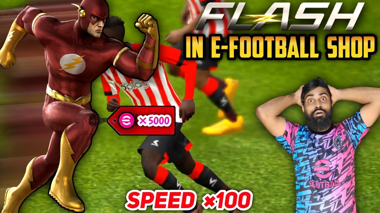 Flash ⚡️ In E-FOOTBALL Shop | Sign The Speedster CF | Detailed Review ...