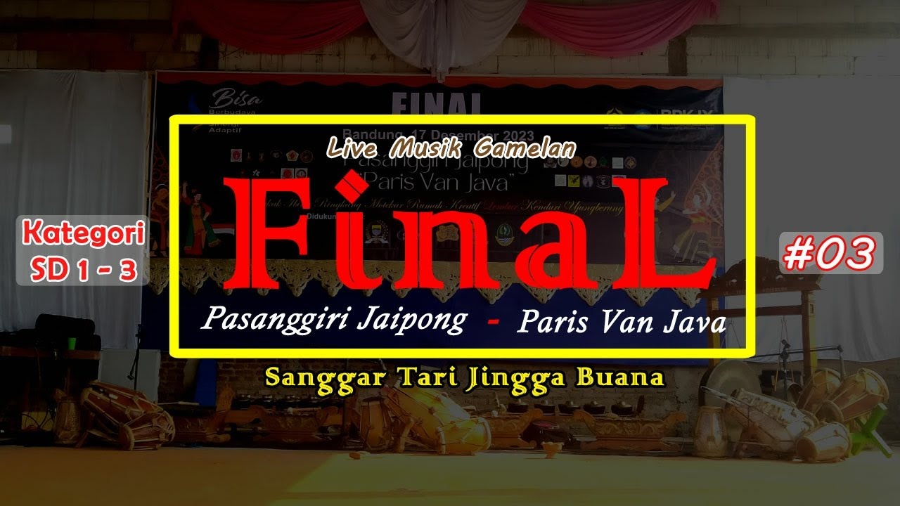 Final Pasanggiri Jaipong Paris Van Java || Live Musik - YouTube